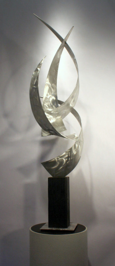 Alex Kovacs – Modern Abstract In-Outdoor Metal Sculpture Rainbow Art ...